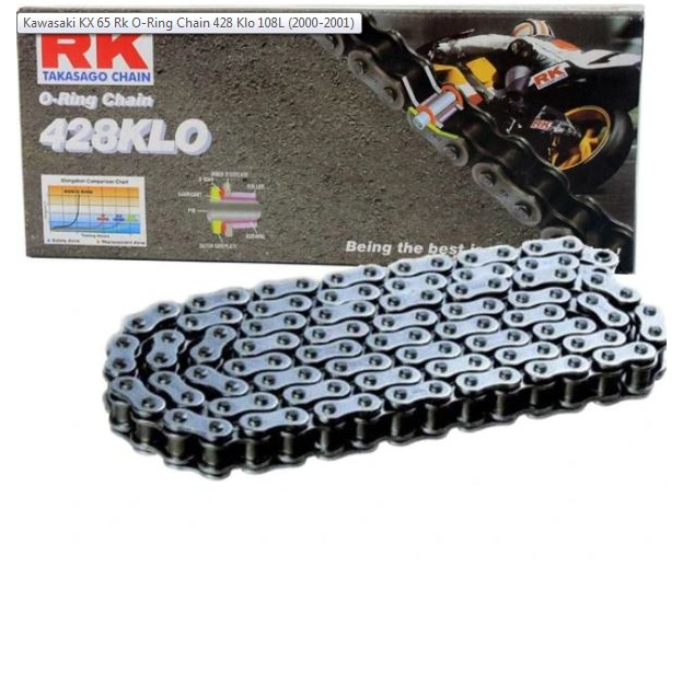 Heavy Duty RK O-Ring Chain 428 KLO Replacement 2000-2001 ( AMD ...