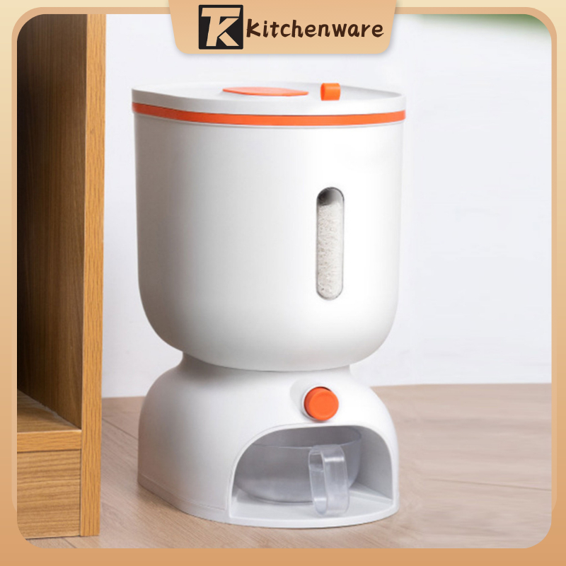 20L Automatic Rice Dispenser Insect Proof Food Storage Container with ...