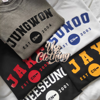 USO CLOTHING / KPOP SHIRT HEESEUNG SUNOO NIKI JUNGWON JAY JAKE SUNGHOON ...
