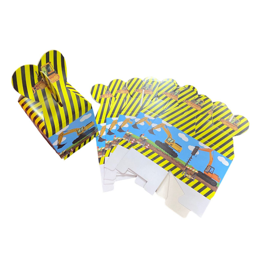 6pcs Cartoon Creative Candy Box Kids Birthday Party Decoration Favors ...