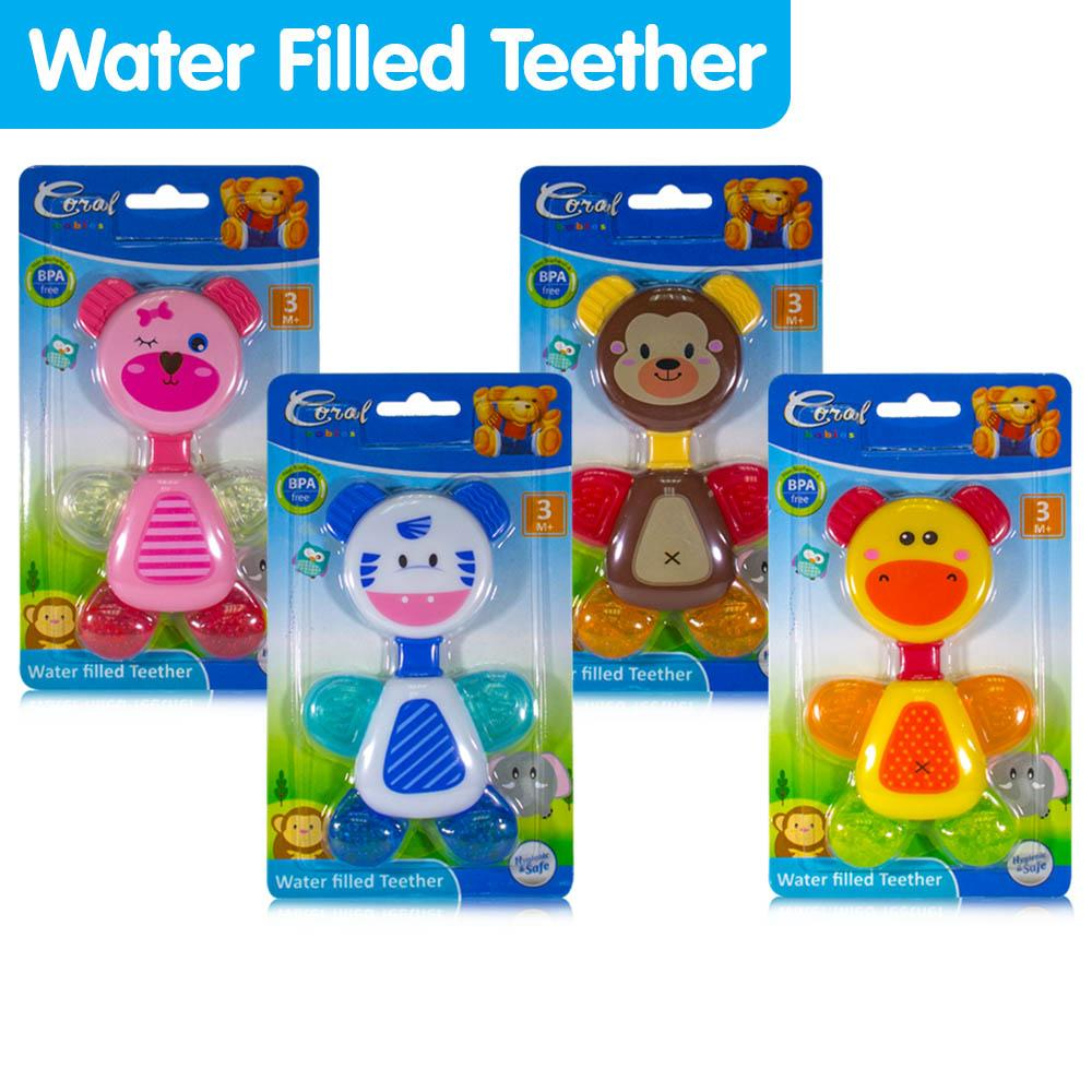 Coral Babies Water Filled Teether Tooth Grinder Teething Aid Teeth ...