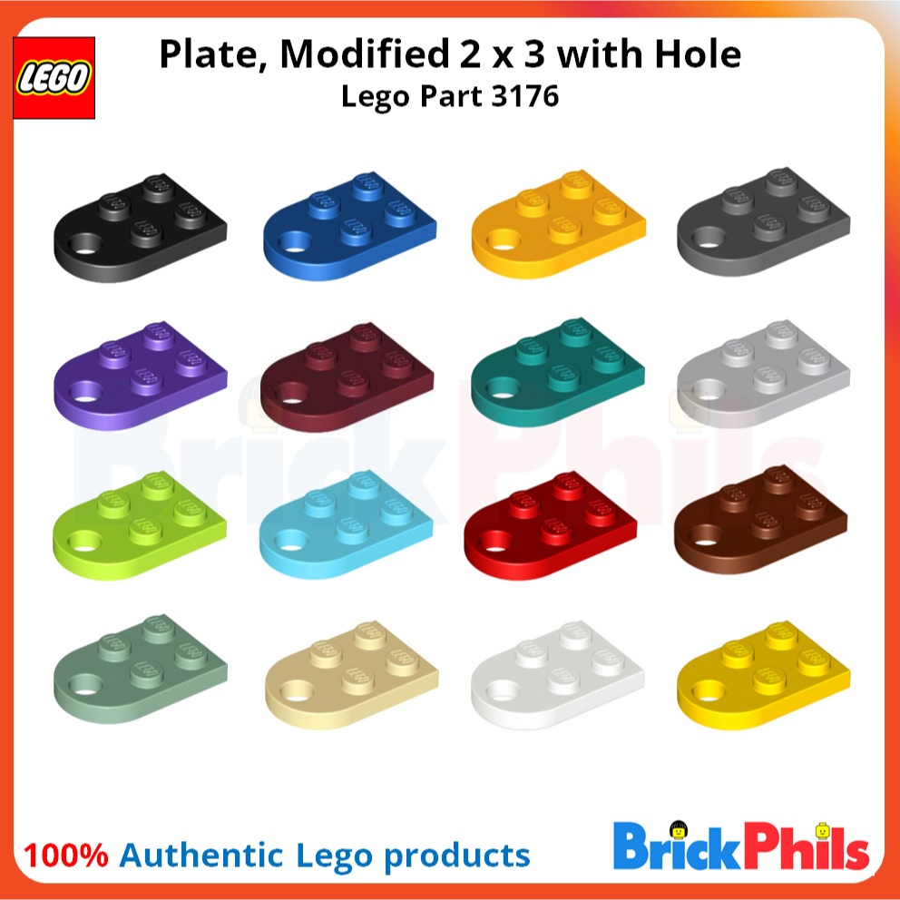 Lego Part 3176 - Plate, Modified 3 x 2 with Hole (sold per piece ...
