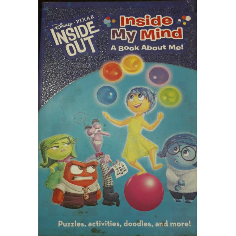 DISNEY PIXAR INSIDE OUT INSIDE MY MIND : ABOOK ABOUT ME | Shopee Philippines