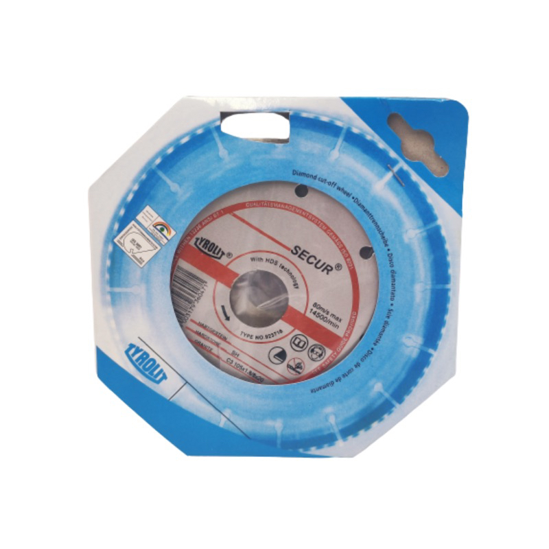 TYROLIT SECUR DIAMOND CUTTING DISC 4" HD (MADE IN AUSTRIA) | Shopee ...