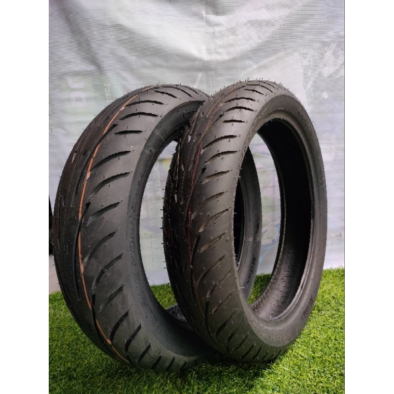 120/70-15 & 140/70-14 (Set) Tubeless Tire for Xmax (Mitas) Made in ...