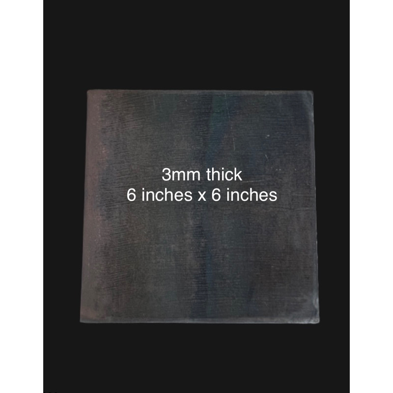 MS PLATE MILD STEEL BASE PLATE METAL 3mm thick x 6 inches x 6 inches ...