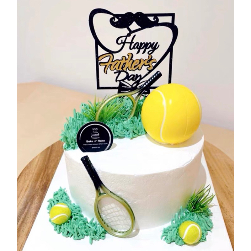 Tennis racket and tennis ball and player cake topper | Shopee Philippines