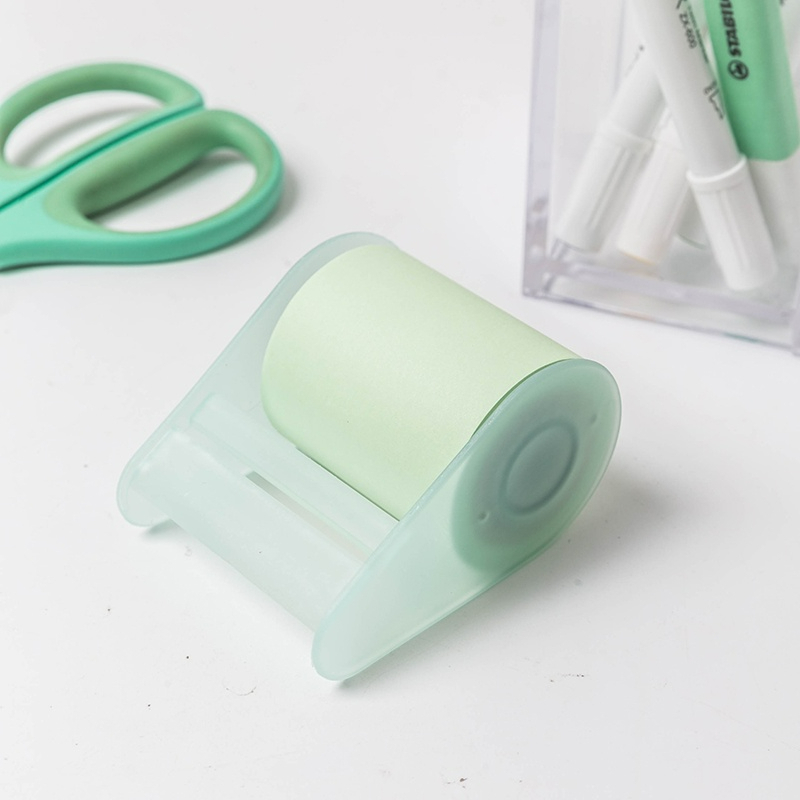 Sticky Notes Memo Tape Roll with Dispenser Blue/Pink/Green/Yellow Set ...