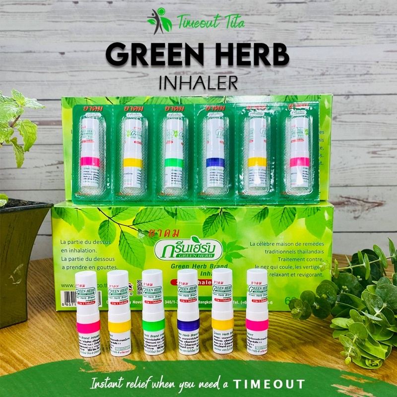 Green Herb 2in1 Inhaler - Authentic Thailand | Shopee Philippines