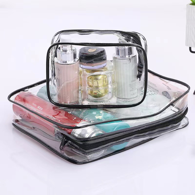 LSY Transparent PVC Cosmetic Bag Travel portable washing bag waterproof ...