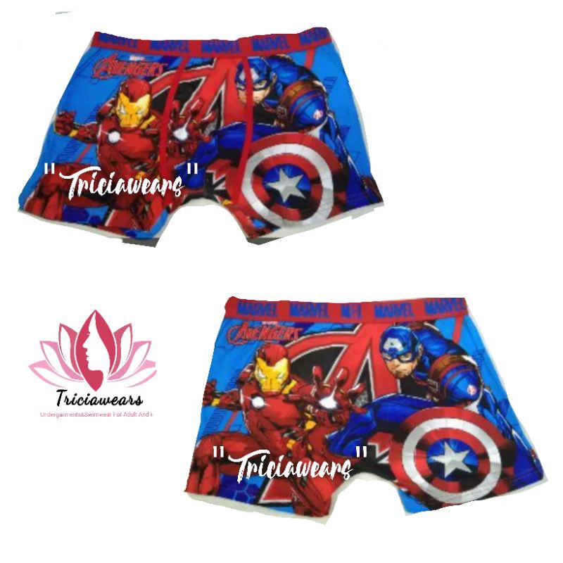 Marvel Heroes Character Boxer Brief For Adult | Shopee Philippines