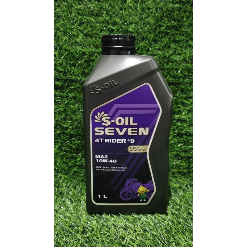 S-OIL SEVEN 1LITRE 10W-40 FULLY SYNTHETIC FOR ALL CLUTCH TYPE/4STROKE ...