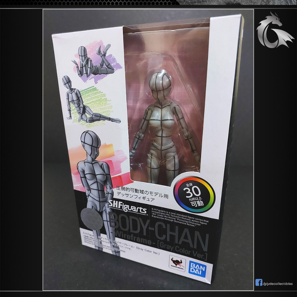 S.H.Figuarts Body-Chan Wireframe (Gray Color Ver.) Tamashii Nation x ...