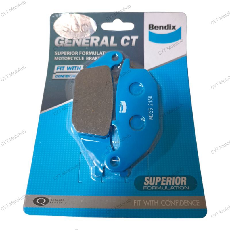 BENDIX Brake Pad [MD25] Raider 150 Carb (rear) - Sniper 135 MX / 150 ...