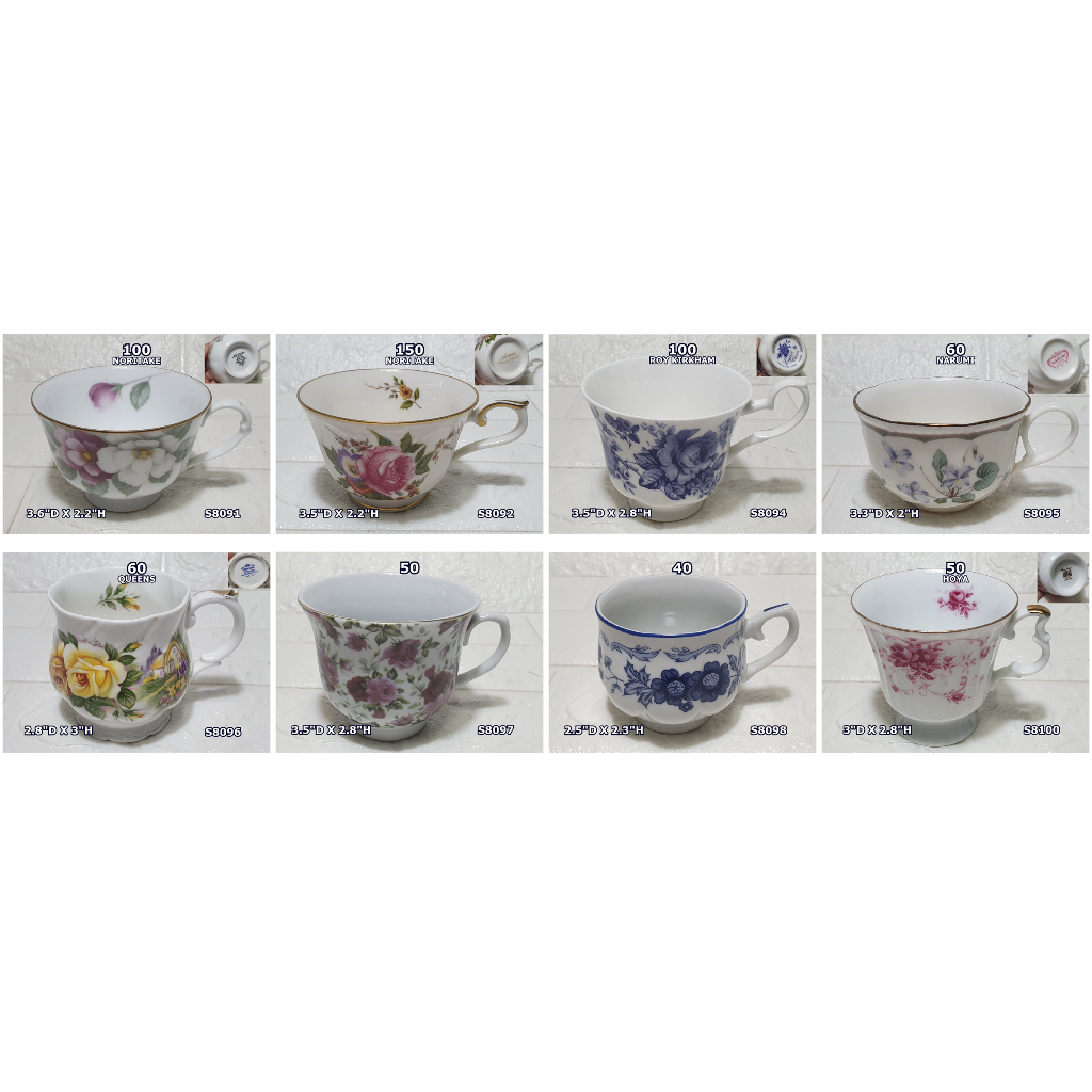 Assorted Cups from Japan and UK | Shopee Philippines