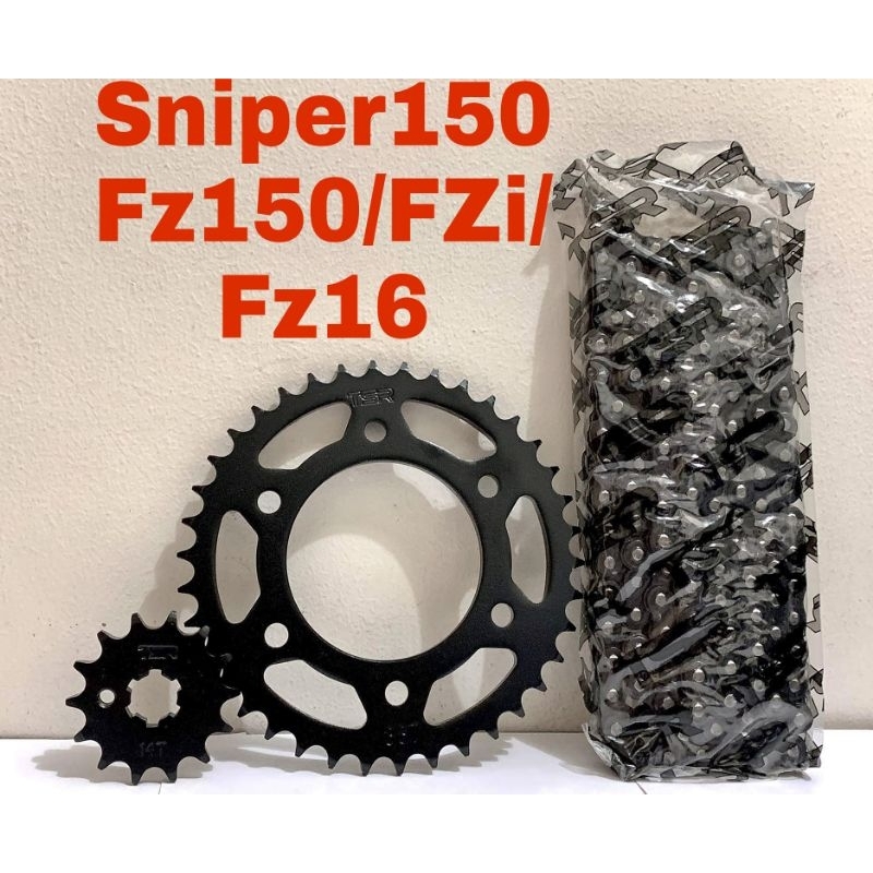 SNIPER 150/FZ16/FZ150/FZi CHAIN SPROCKET SET | Shopee Philippines