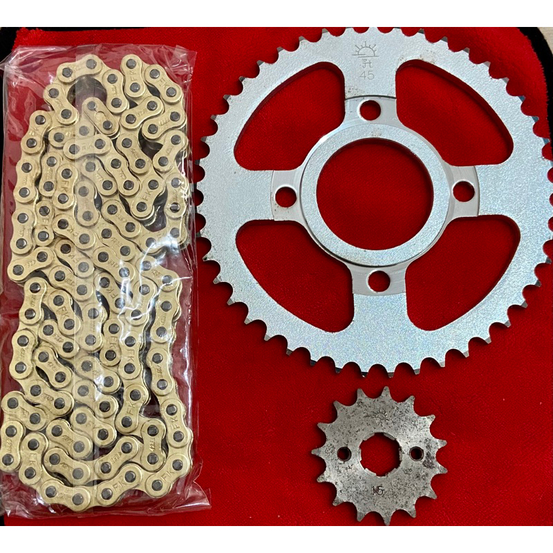 TMX 125 Chain and Sprocket Set | Shopee Philippines