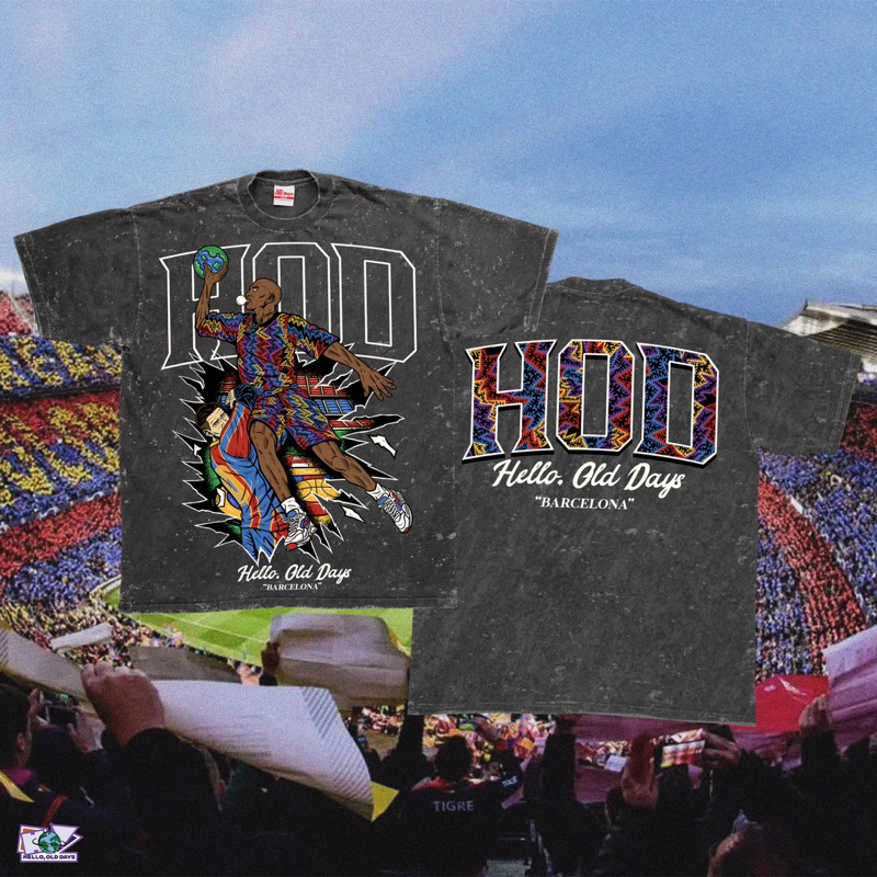 HELLO, OLD DAYS - BARCELONA PT. II - MICHAEL JORDAN TRIBUTE TEE - HOD ...