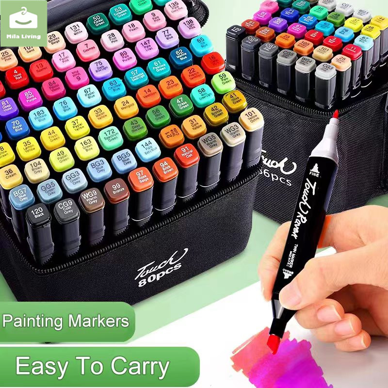 24/30 Color Marker set Marker Pen Highlighter Pen Set Coloring Pen ...