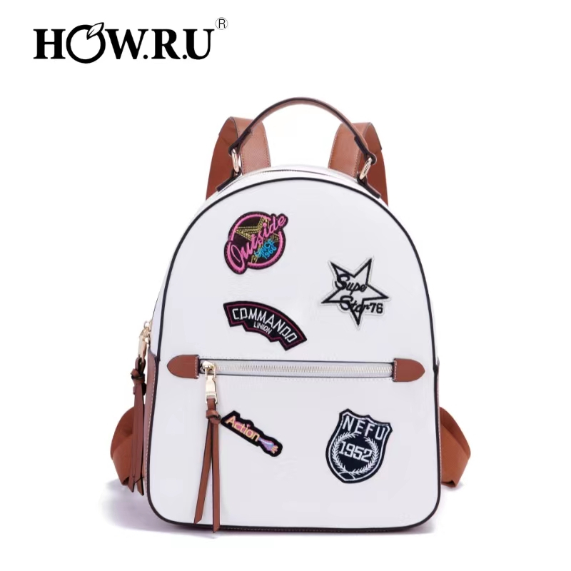 How.R.U Korean Women Bag Floral Print Handbags Casual Anti-Theft ...