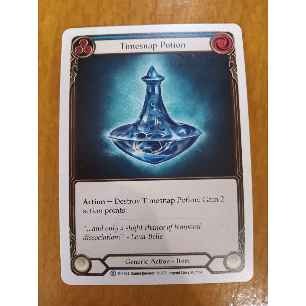 FAB Flesh and Blood TCG: Timesnap Potion History Pack Vol 1 Generic ...