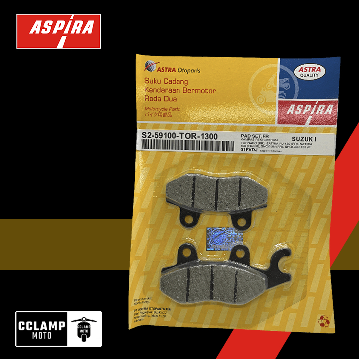 ASPIRA Brake Pad - Raider150/Shogun (FRONT) | Shopee Philippines