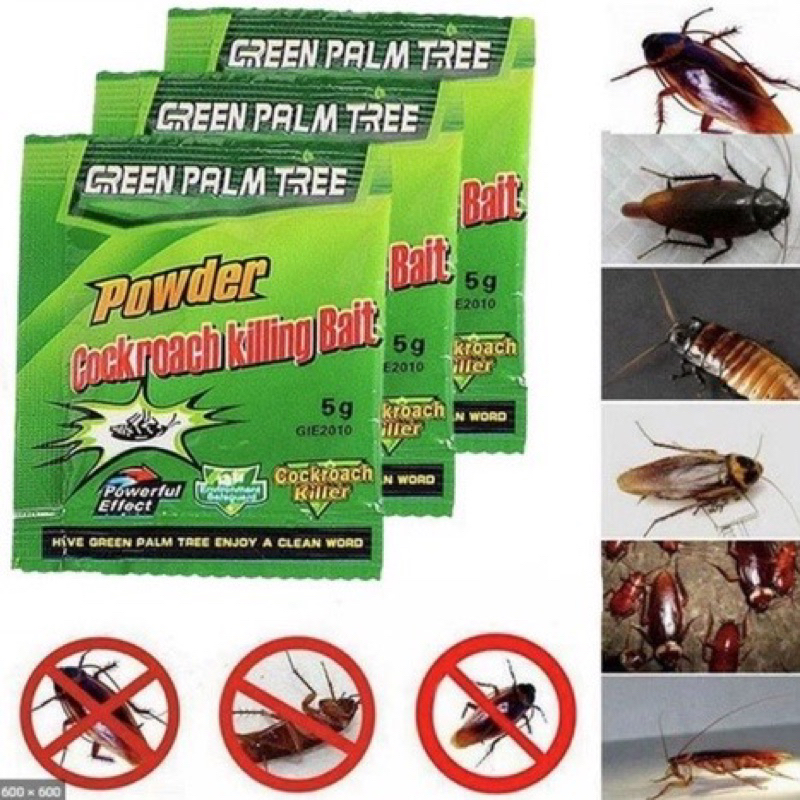 Cockroach Killer Bait Repellant Killing Trap Pest Control Killer ...