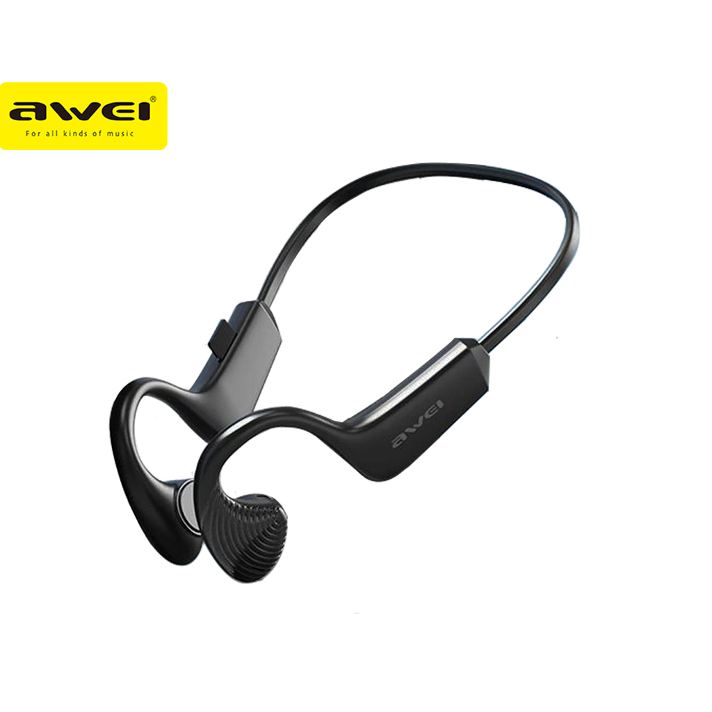 Awei A896BL Wireless Bluetooth Headset Neckband Air Conduction Sports ...
