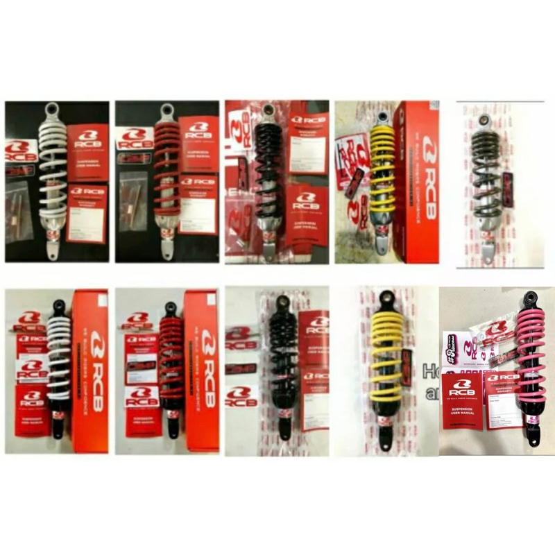 RCB Mono shock A2 series Honda Click 125 and 150 V1, V2 330mm can also ...