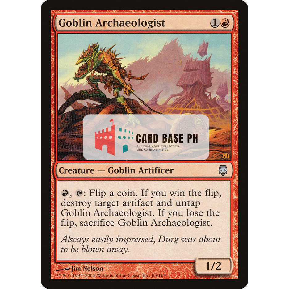 Goblin Archaeologist - Magic the Gathering Trading Card | Shopee ...