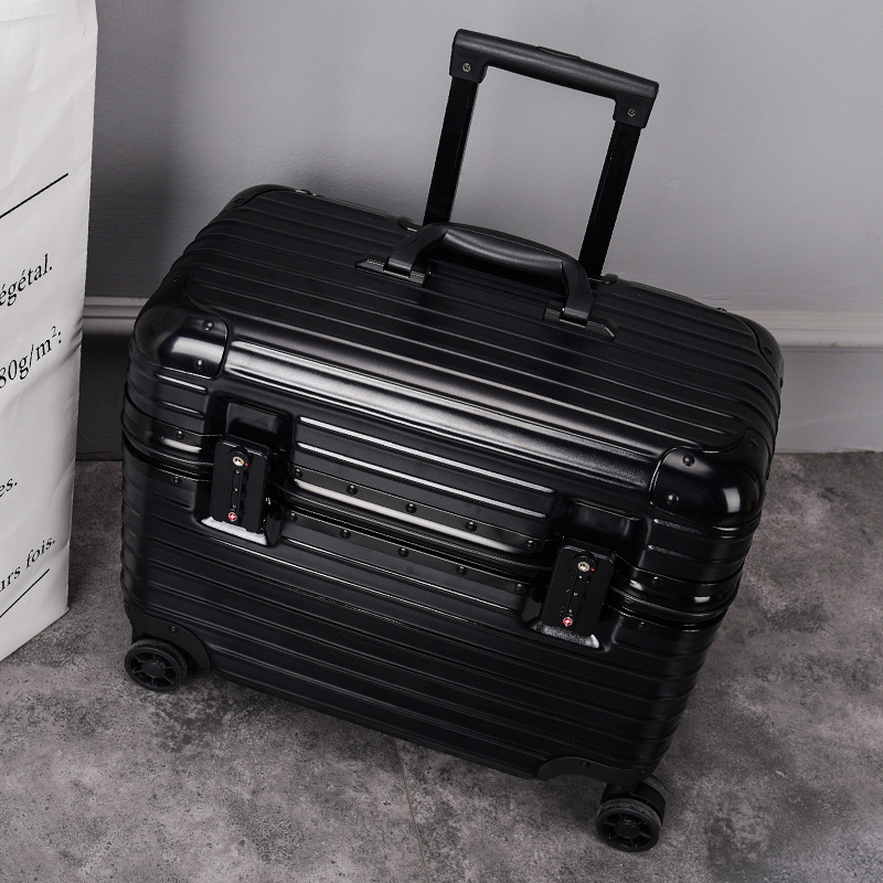 Aluminum boarding case luggage aircraft captain luggage special travel ...