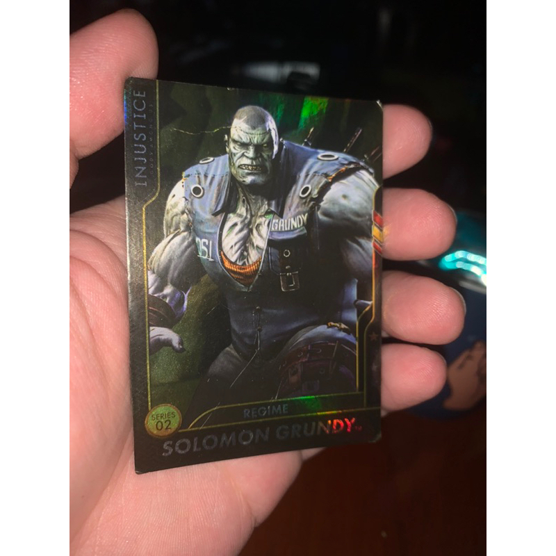 Solomon Grundy Batman Injustice card Timezone game barcode card ...