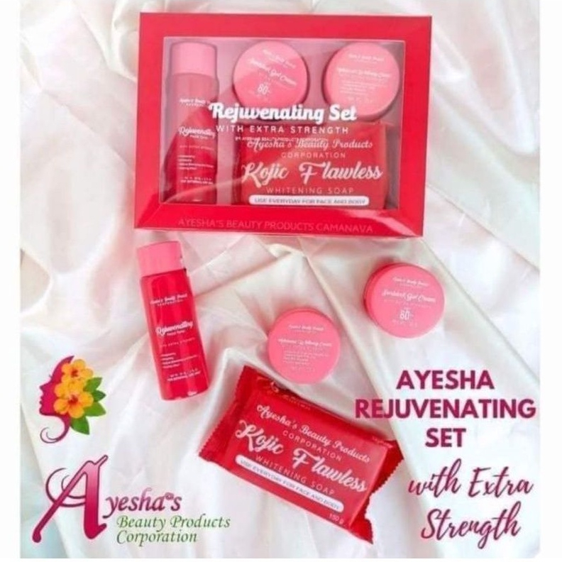 Ayesha Red Rejuvenating Set with Extra Strength new packaging | Shopee Philippines
