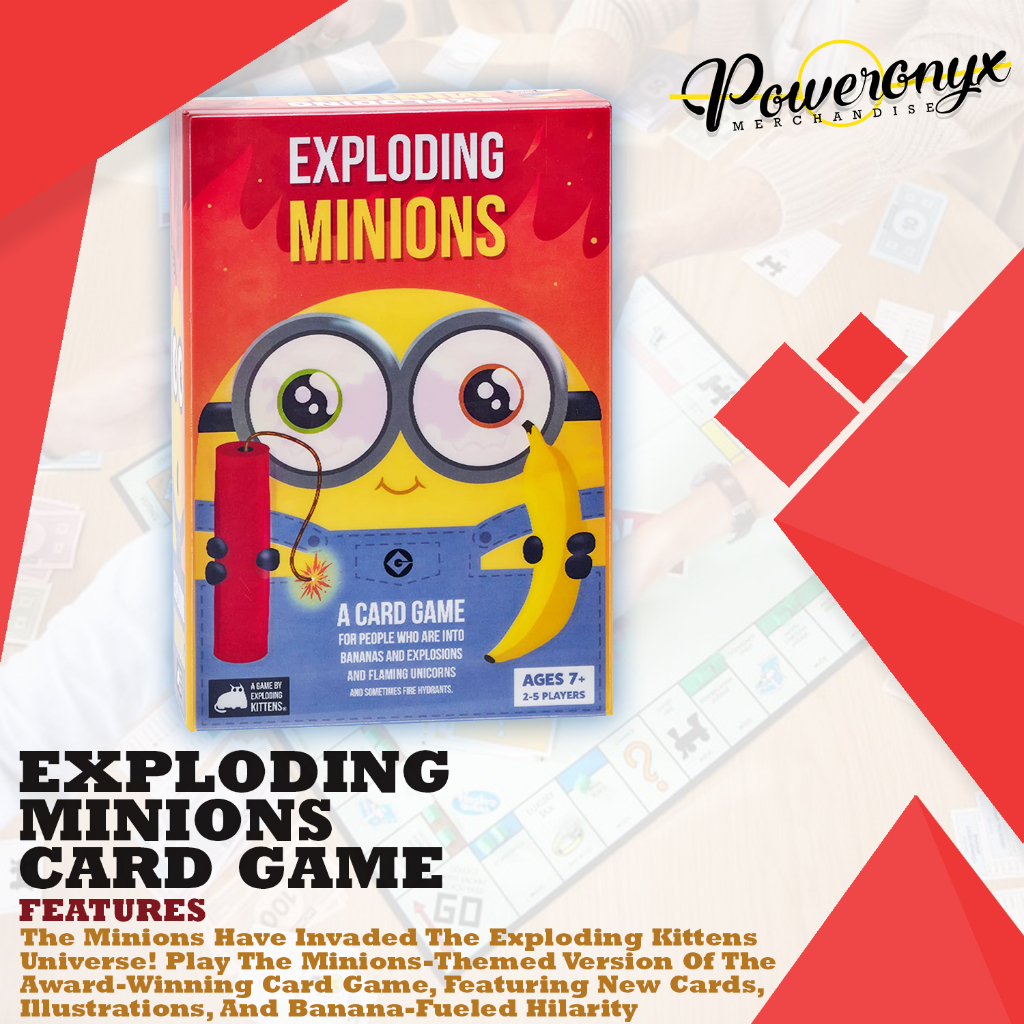 🇵🇭 Exploding Minions Card Games Party Games 🇵🇭 | Shopee Philippines