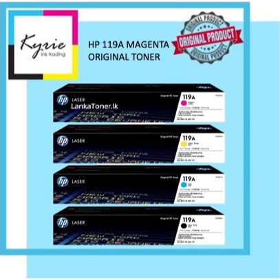 HP 119A Set Original Laser Toner Cartridge | Shopee Philippines