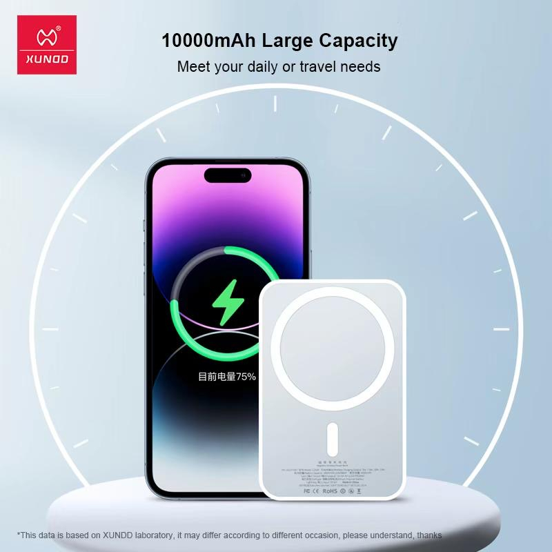 XUNDD XDCH-047 PD 20W 10000mAh Magnetic Wireless Fast Charging Power ...