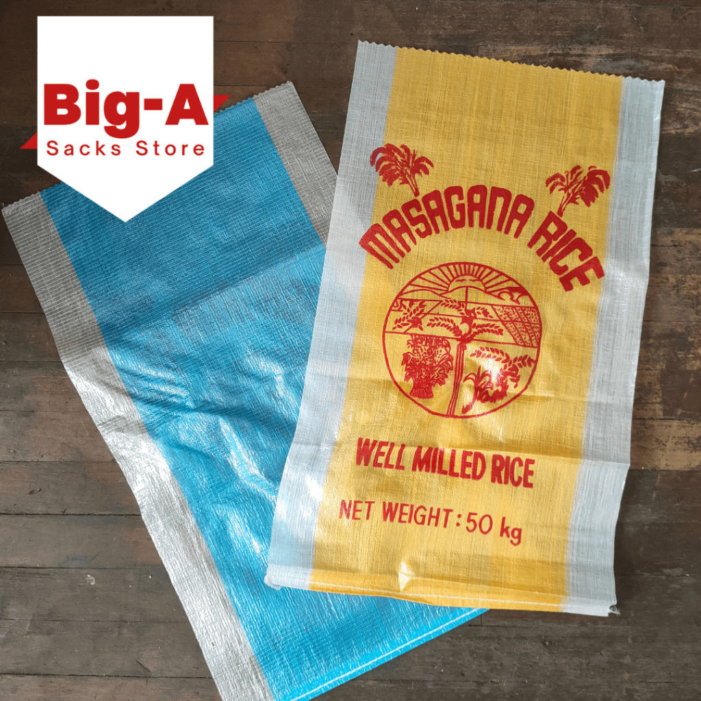 New 50kg Transparent Rice Sack/ Sako/ Sako Bag/ Empty Sack Sand Bag ...