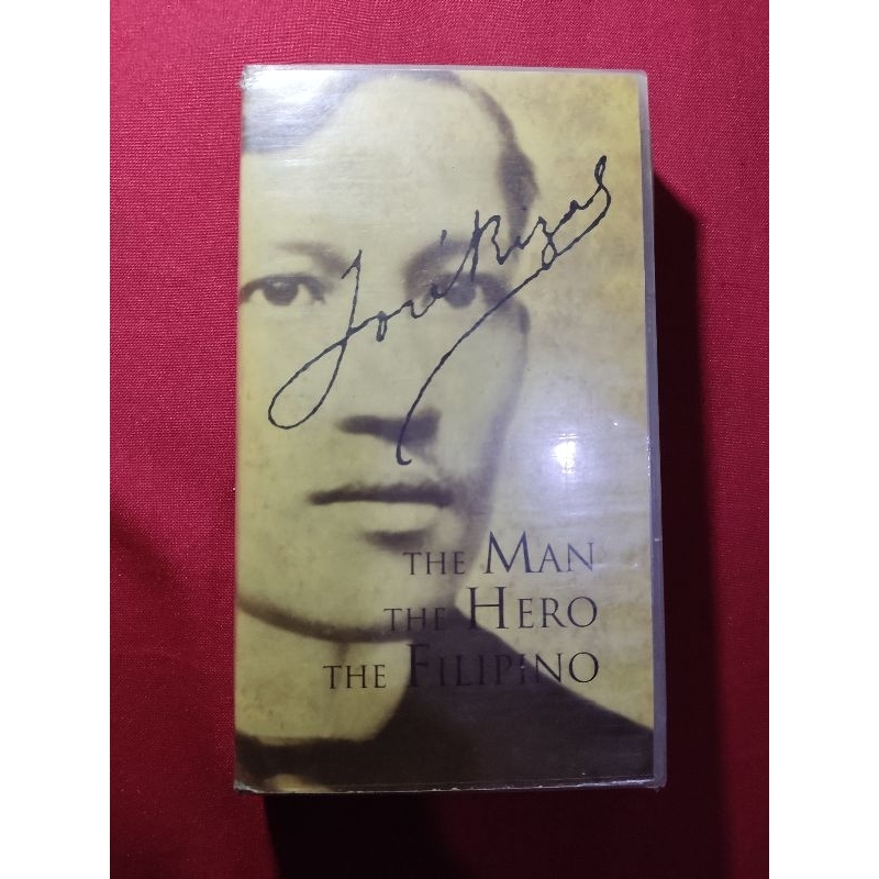 Vintage Jose Rizal VHS Tape The Man The Hero The Filipino | Shopee ...