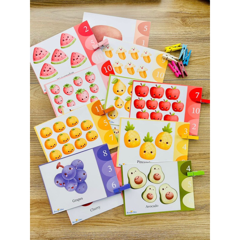 Number cards counting activity | Shopee Philippines