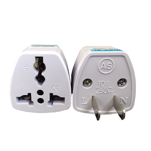 Narken Premium Full Copper 2 Pin 10A 2500W Adaptor Travel Plug for ...