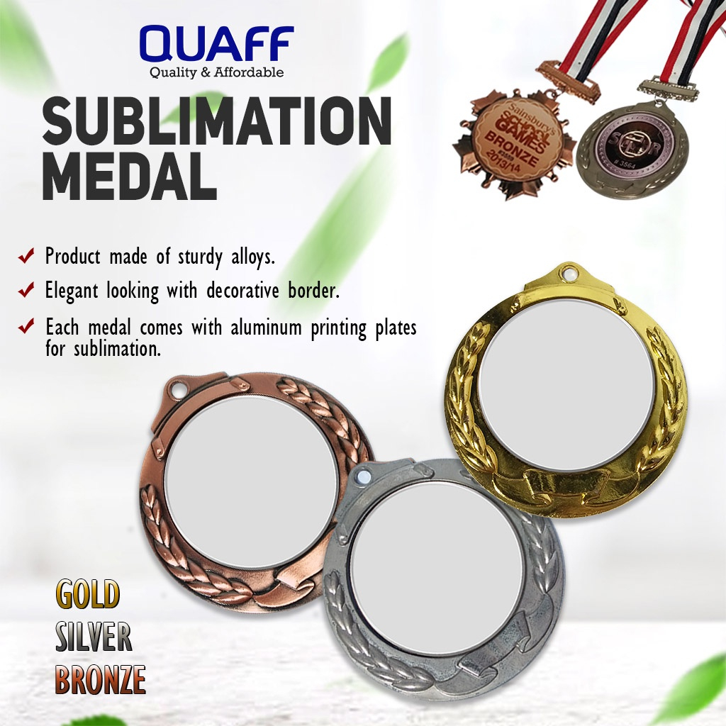 Sublimation Printable Medal Gold/Silver/Bronze | Shopee Philippines