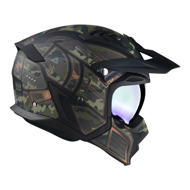 Spyder Core G S3 - STORM Street Hybrid Helmet (Free 2 Visors) | Shopee ...
