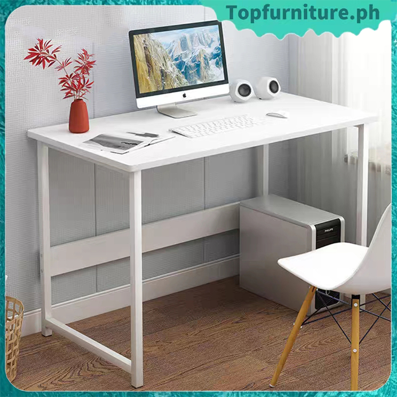 TOP - Simple Study Desk Home Office Table Modern Computer Desk Table ...