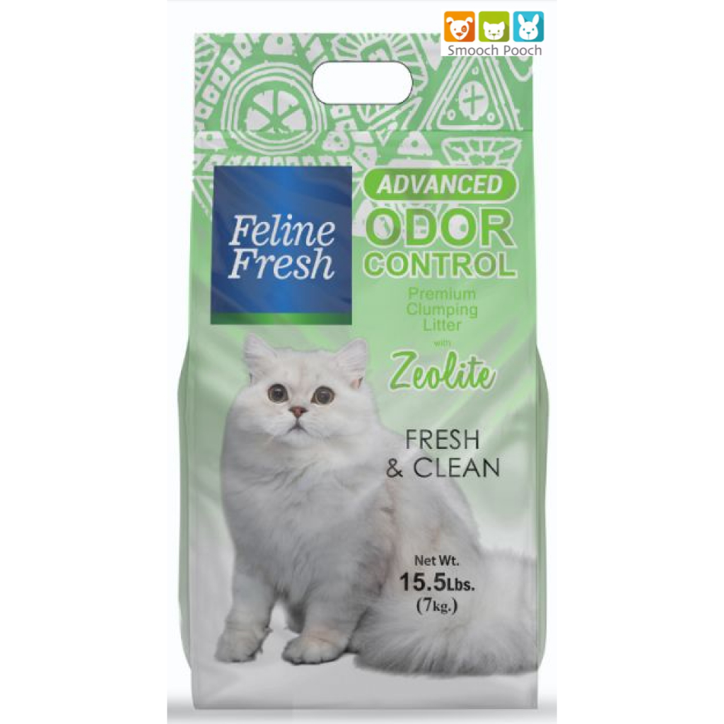 New Feline Fresh Advanced Ordor Control Zeolite Litter Sand 15.5lbs ...