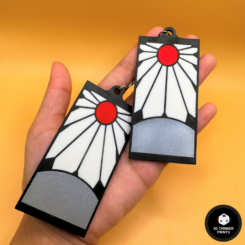 Demon Slayer Hanafuda Earrings Keychain | Shopee Philippines