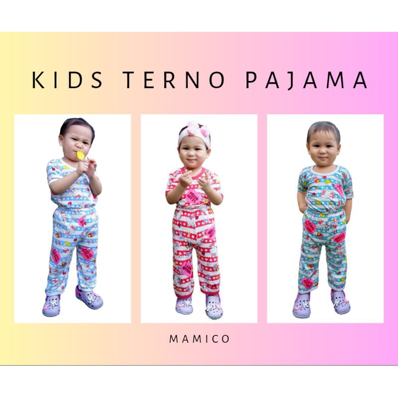 Tokong Terno Pajama Set for Kids (Girls) | Shopee Philippines