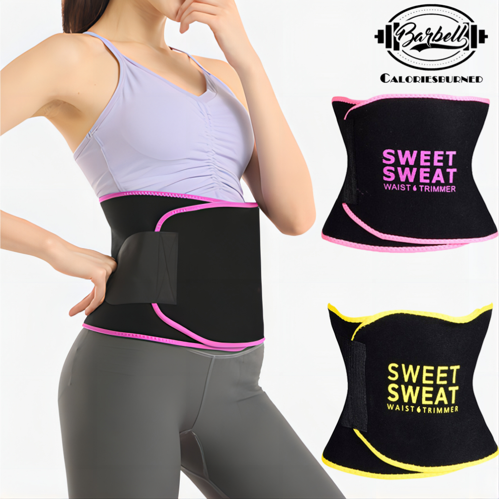 Weight Loss Sweet Sweat Waist Trimmer Body Shaper Adjustable Fitness ...