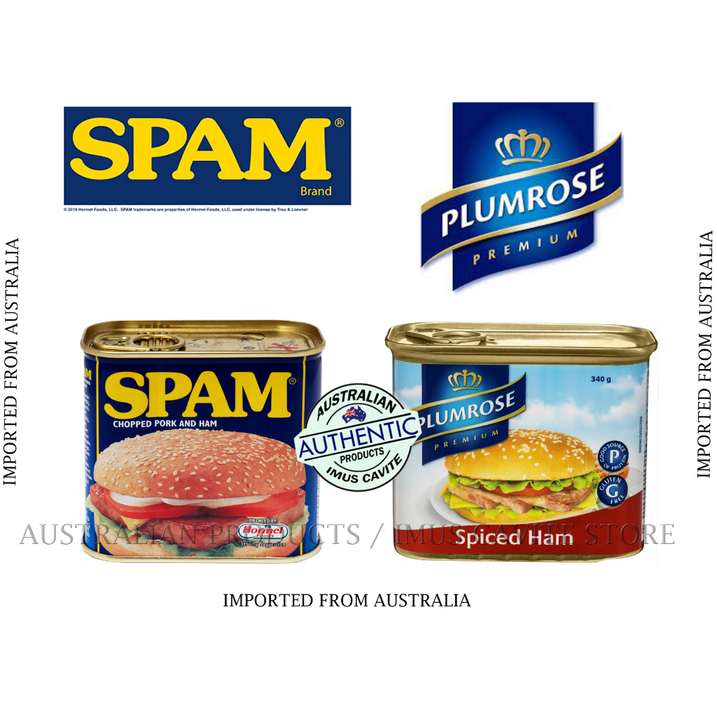 PLUMROSE & SPAM 340g Imported from Australia | Shopee Philippines