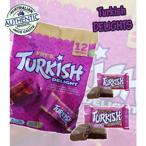 Cadbury Fry's Turkish Delight 12mini Bars chocolate | Shopee Philippines