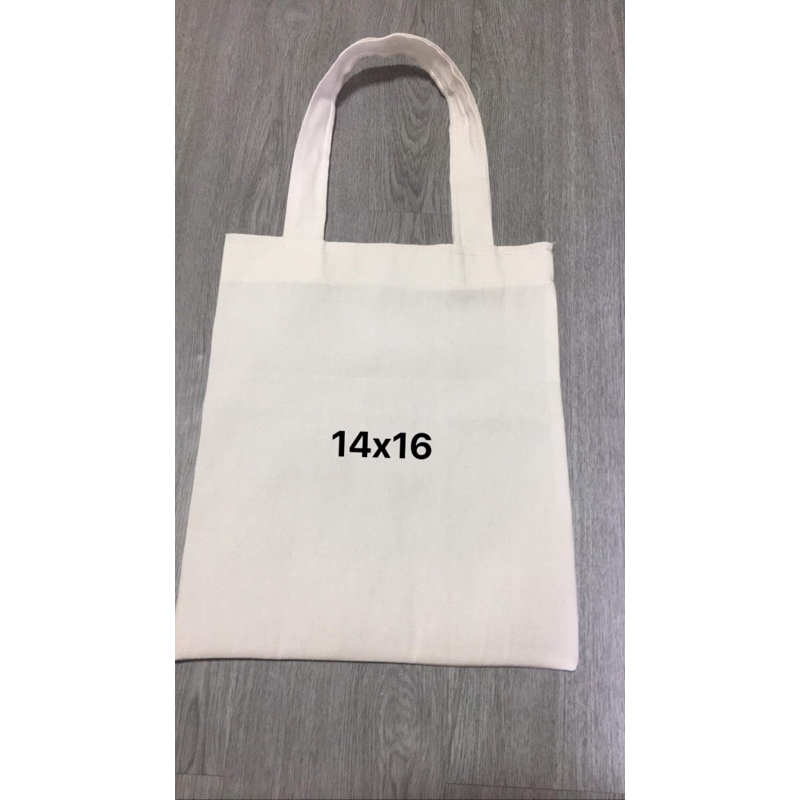 Canvas Tote Bag Plain 14x16 (Canvas Fabric) | Shopee Philippines